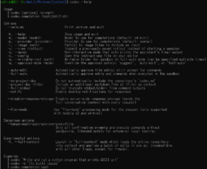 OpenAI Codex CLI をWindows 11で動かす。 +OpenAI o3 | グリッチのテックログ